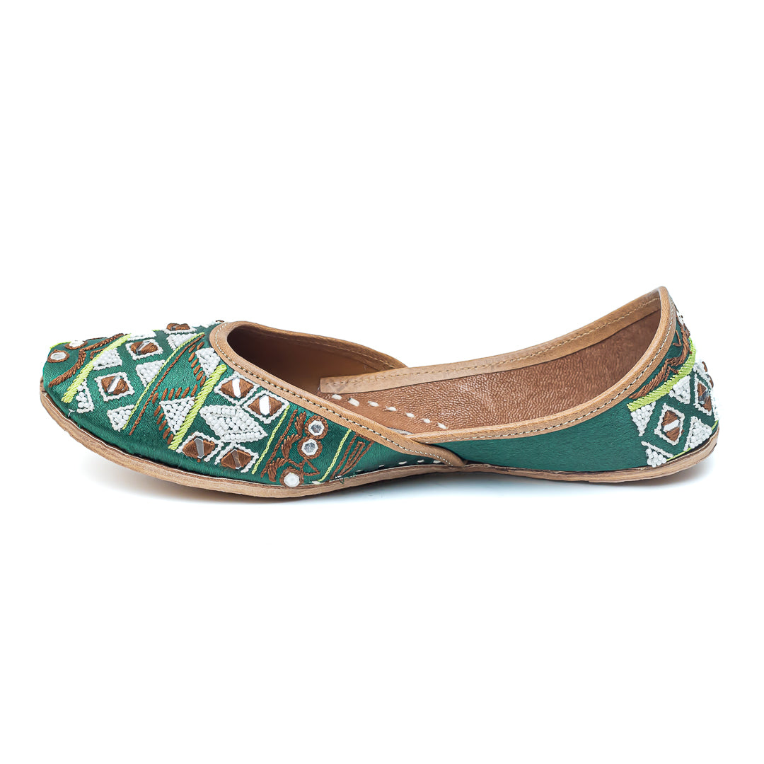 Punjabi Jutti GREEN Dapperfeet punjabi-jutti-green-dapperfeet
